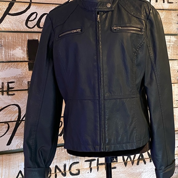 IB Diffusion | Jackets & Coats | Ib Diffusion Faux Leather Moto Jacket ...